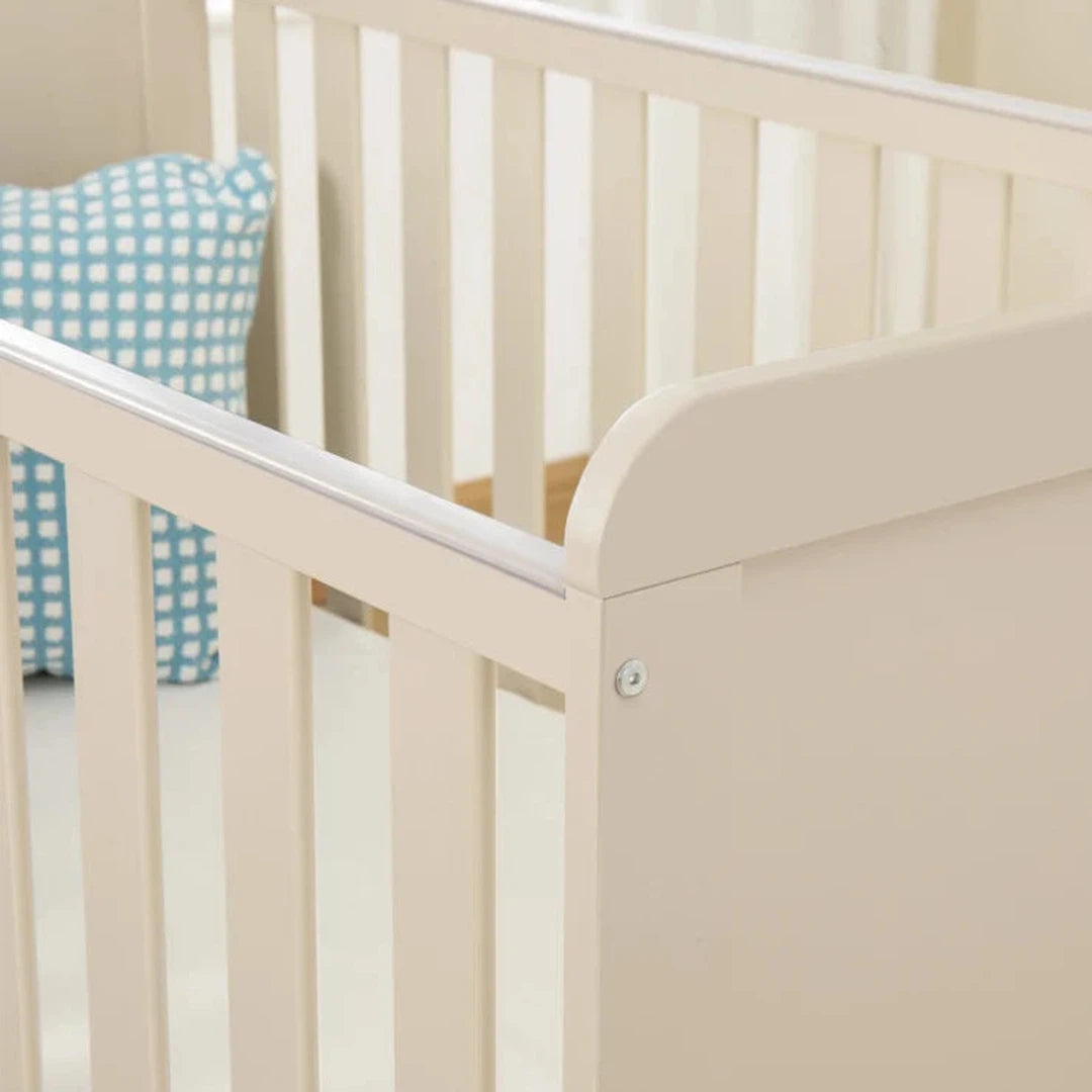 Babymore Caro Urban Cot Bed – Cashmere – Newbie and Me