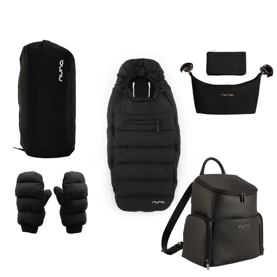 Nuna Stroller Accessory Bundle - Caviar – Newbie and Me