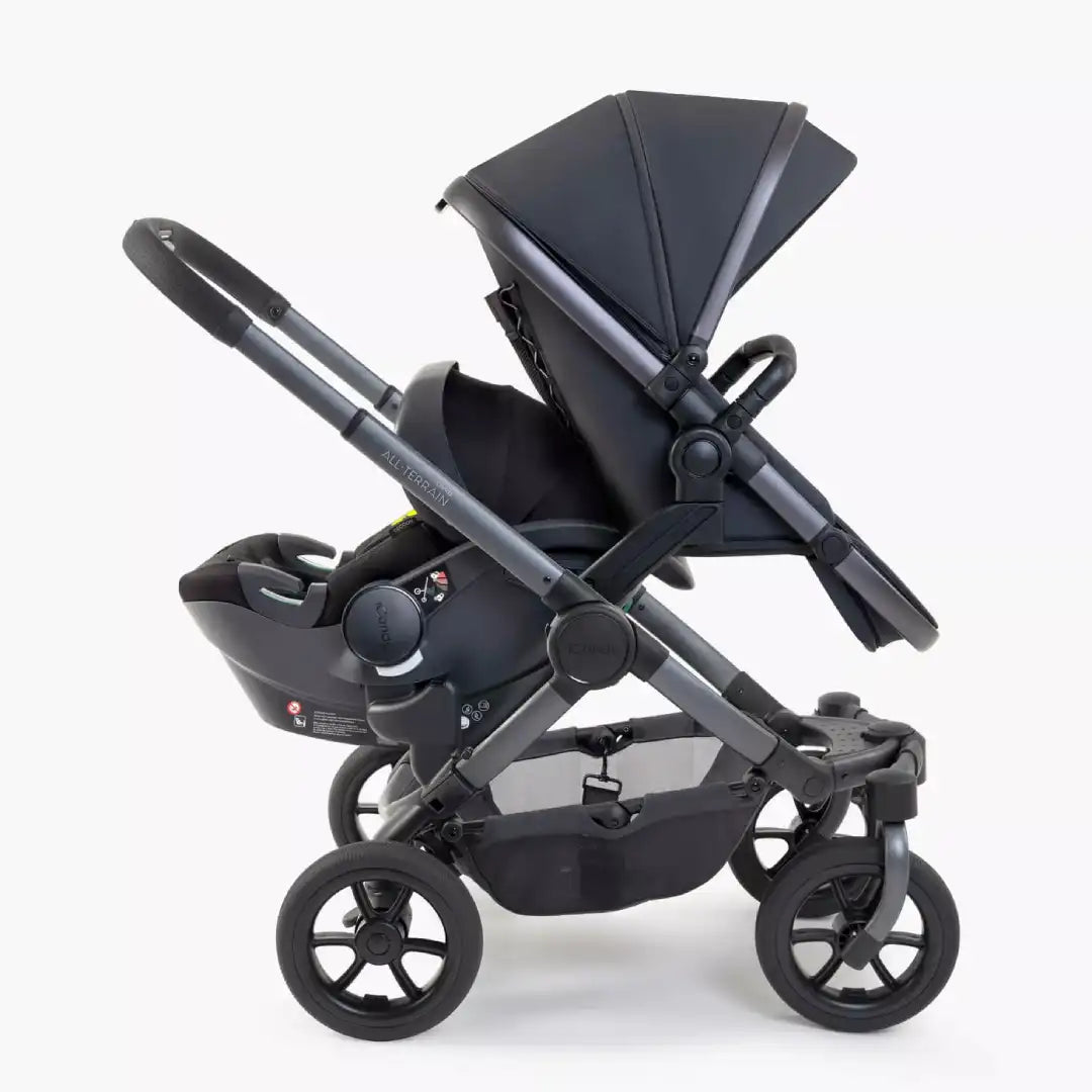 iCandy Peach 7 All-Terrain Storm Double - Complete Car Seat Bundle ...